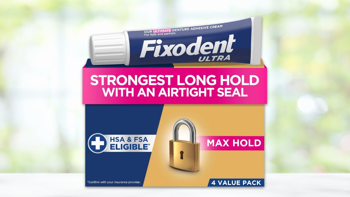 This Fixodent Ultra Max Hold Adhesive Lasts All Day Without Fail