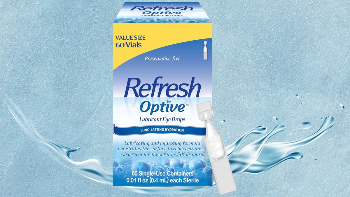 This Refresh Optive Lubricant Eye Drops is Great For Instant Moisture on Tired Dry Eyes